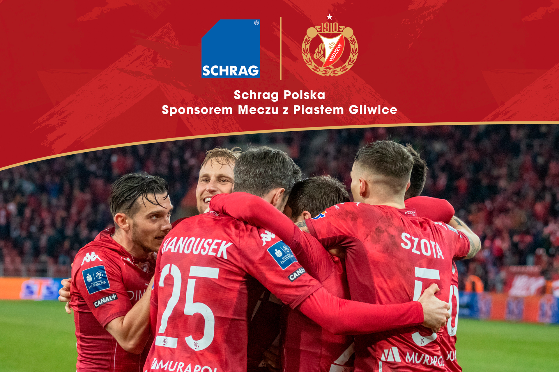 Schrag Polska sponsorem meczu z Piastem Gliwice - Widzew24.pl ...